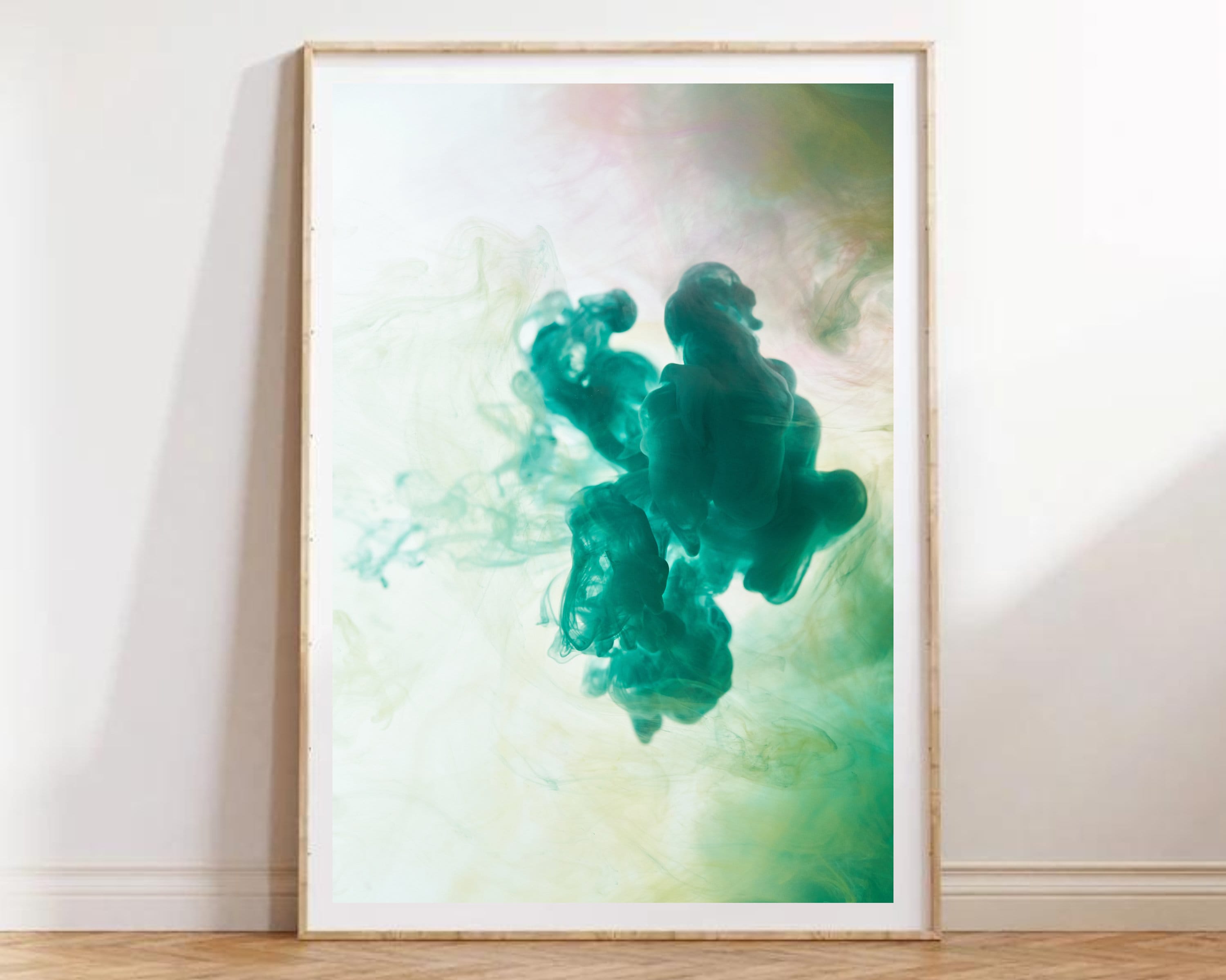 Green Smokey, Smoke Printable, Mystic Wall Art, Seductive Prints ...