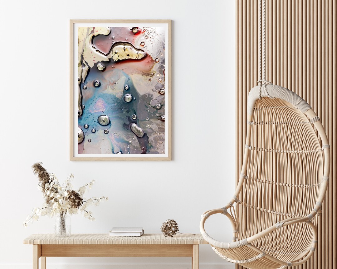 Water Drops Poster | Blue Dream Prints | Abstract Fine Art Print ...