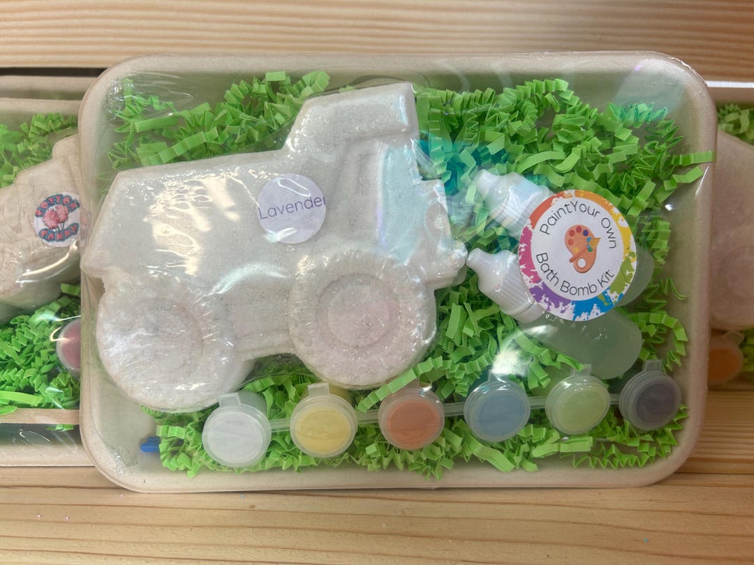 Paint Your Own Bath Bomb Kit - All Natural - Etsy
