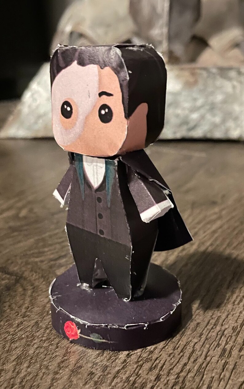 3D Printable Broadway Paper Doll - Phantom of the Opera - Etsy