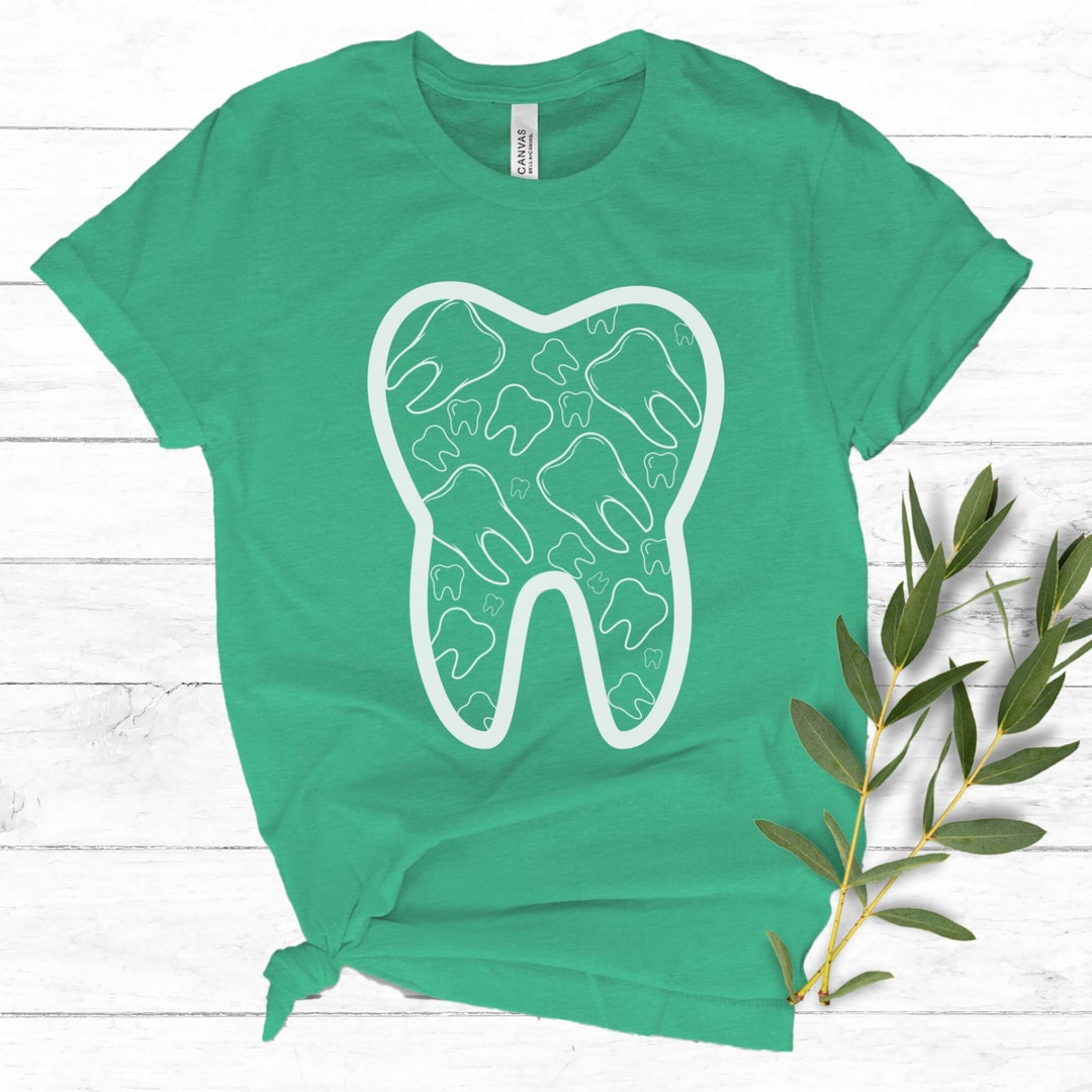 Cute Tooth T-shirt, Dental Shirt, Dental Assistant Tee, RDH T-shirt ...