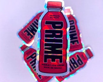 Red Prime Sticker Drink Prime Prime Hydration KSI - Etsy
