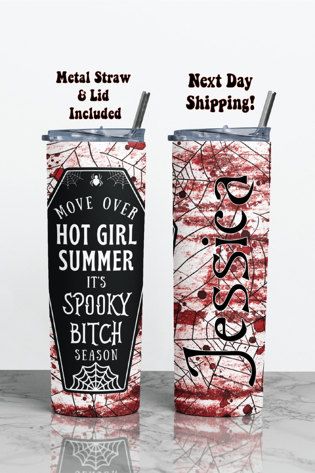 Move Over Hot Girl Summer Its Spooky Bitch Season Tumbler Halloween ...