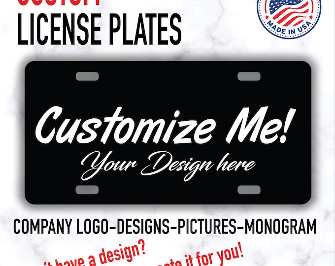Custom Front License Plate,aluminium License Plate,personalized License ...