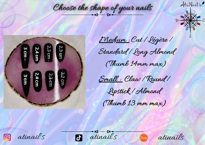 Press on Nails Ateez - Halateez - Etsy