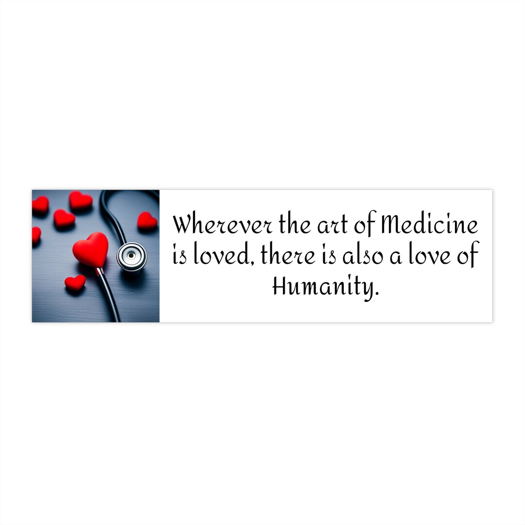 Hippocrates Bumper Sticker - Etsy