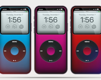 IPhone Lockscreen Classic Ipod Wallpaper Pack 3 HD Images - Etsy