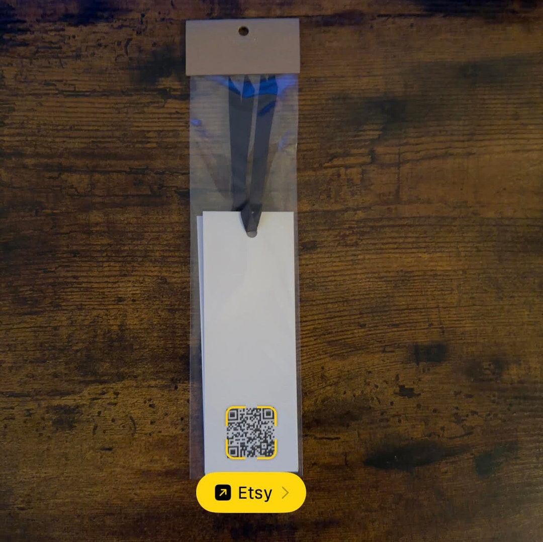 QR Code Bookmarks - Etsy