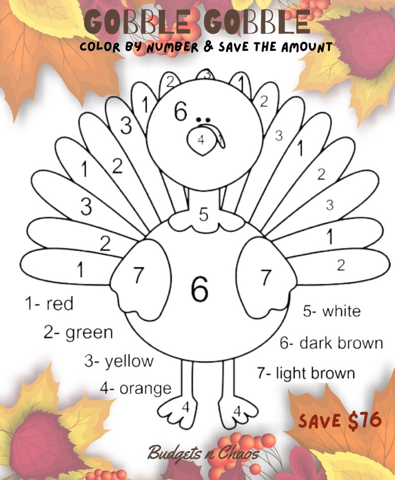 Save and Give Thanks Savings Challenge Book | Savings Tracker | Cash ...