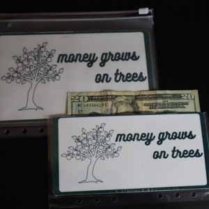 Money Grows on Trees Savings Challenge | Savings Tracker | Cash ...