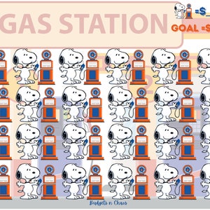 Road Trip With Snoopy Booklet Savings Tracker Cash - Etsy