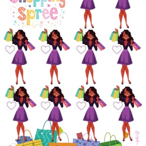 Shopping Spree Savings Challenge | Savings Tracker | Cash Envelopes ...