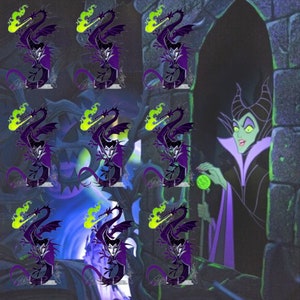 Maleficent Wicked Savings Challenge Scratch off Savings Tracker Cash ...