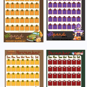 Monthly No Spend Challenge Booklet | Savings Tracker | Cash Envelopes ...