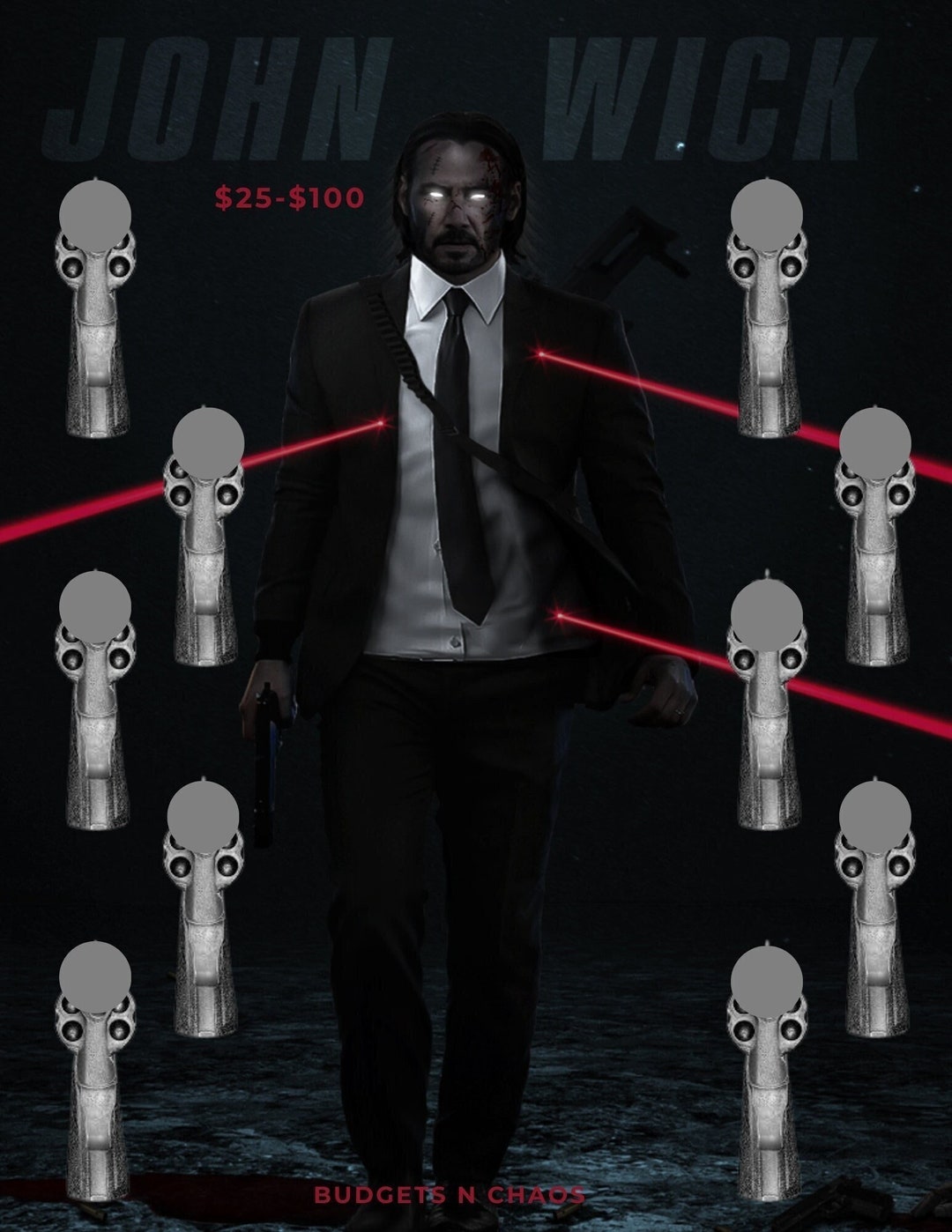 John Wick Scratch & Save Savings Challenge | Savings Tracker | Cash ...