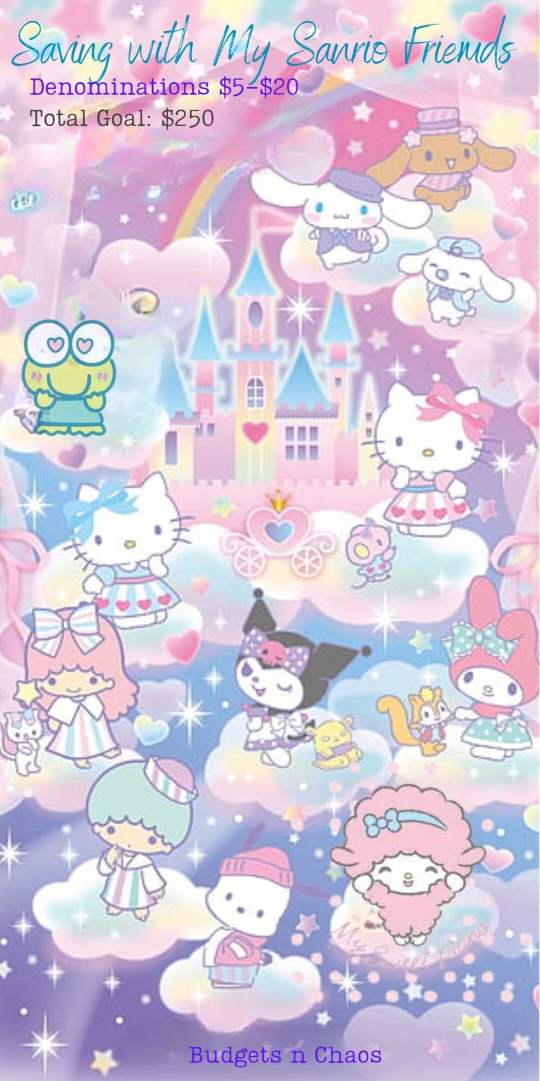 Saving With Sanrio and Friends - Scratch-off Booklet- Savings Tracker ...