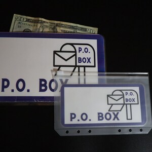 PO Box Savings Challenge | Savings Tracker | Cash Envelopes | Savings ...