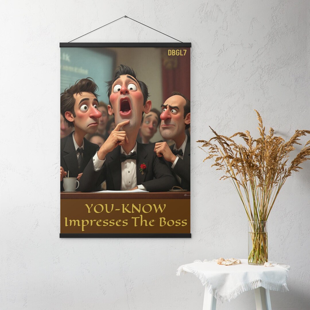 Poster With Hangers DBG Boss Poster - Etsy