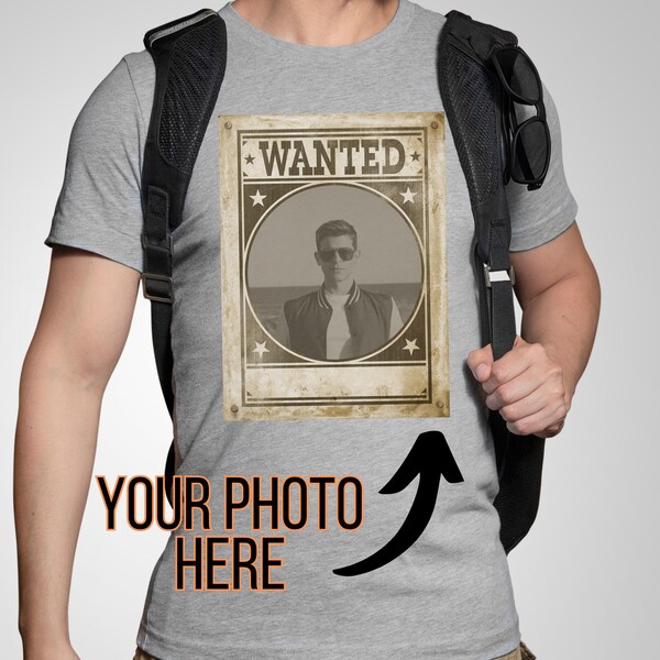 Wanted Poster Shirt - Etsy