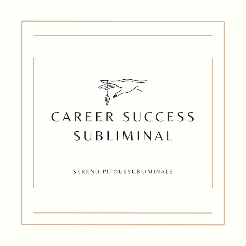 Career Success Subliminal Audio Subliminal Programming With Affirmations - Etsy