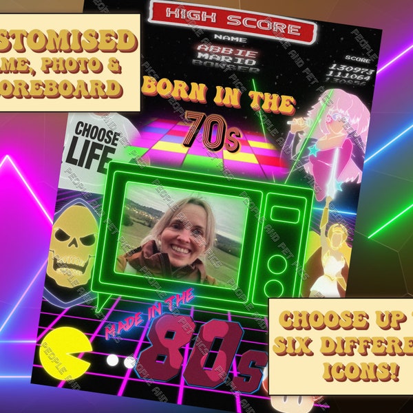 Born in the 80s Poster - Etsy