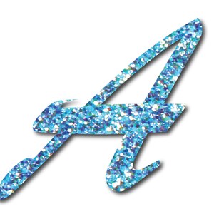 Blue Glitter Clipart Letters PNG Digital Download Complete Alphanumeric ...