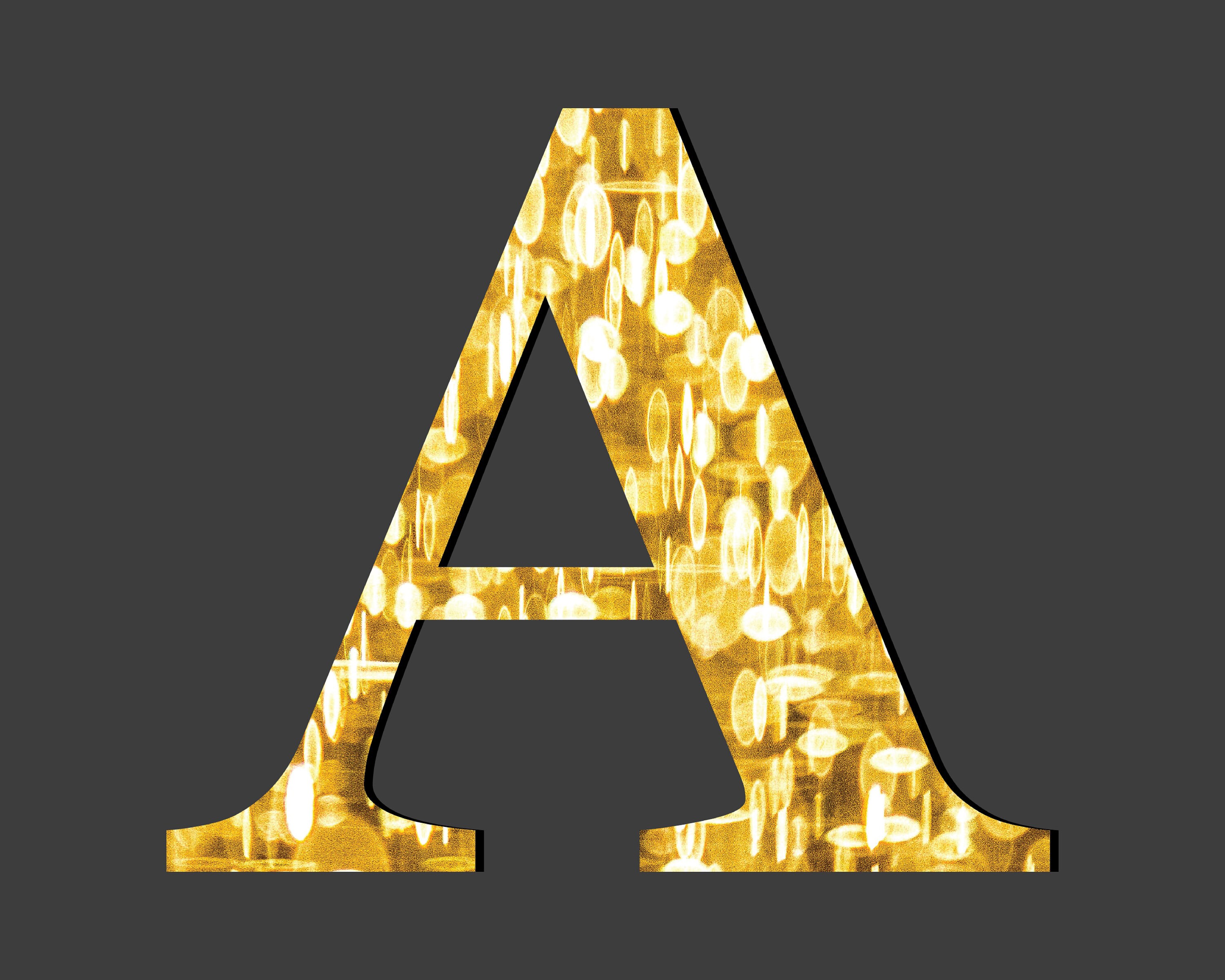 Twinkle Lights Clipart Letters PNG Digital Download Complete ...