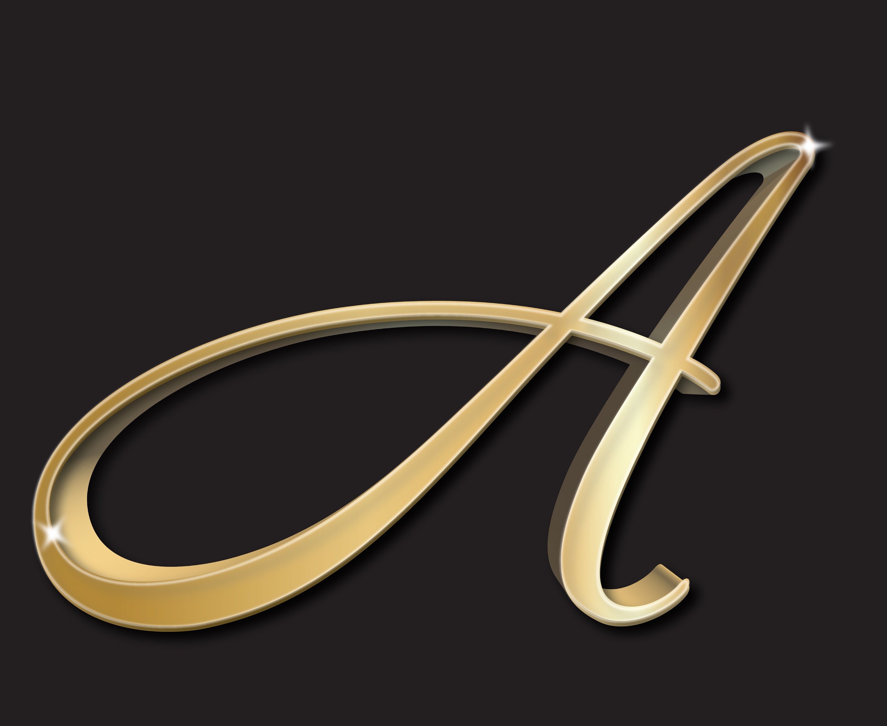 Solid Gold 3D Clipart Letters PNG Digital Download Complete - Etsy