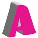 Pink 3D Clipart Letters PNG Digital Download Complete Alphanumeric Set ...