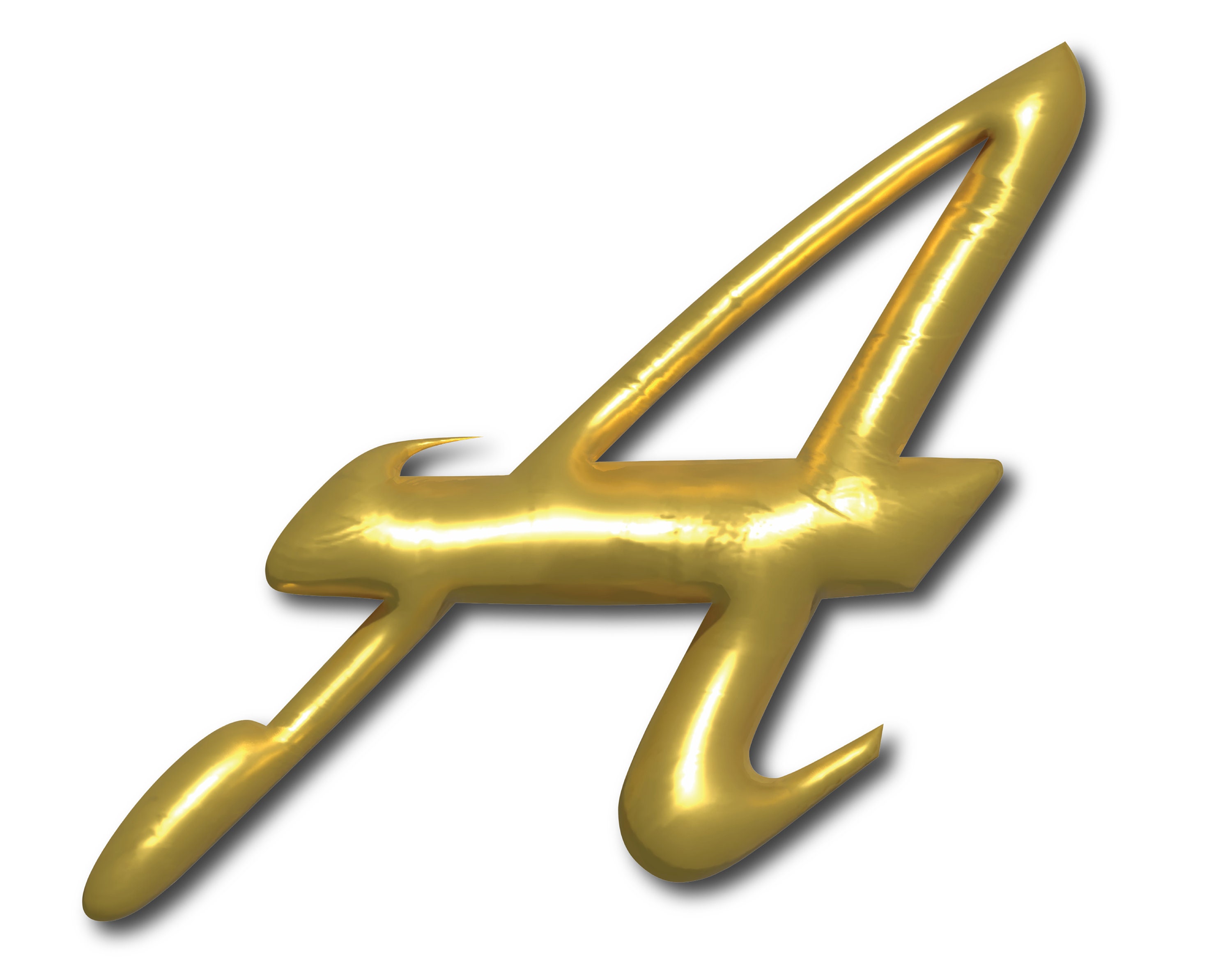 Gold Script Clipart Bubble Letters PNG Digital Download Complete ...