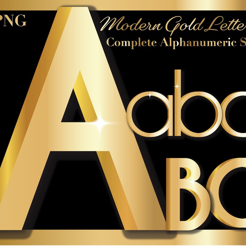 Modern Letters - Etsy