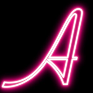 Glowing Pink Neon Sign Clipart Letters PNG Digital Download Complete ...