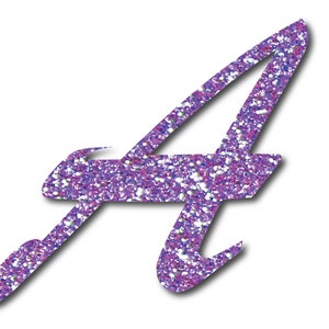 Purple Glitter Clipart Letters PNG Digital Download Complete ...