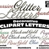 Glitter Clipart Letters Bundle PNG Digital Download 10 Complete ...