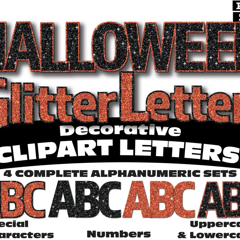 Glitter Halloween - Etsy