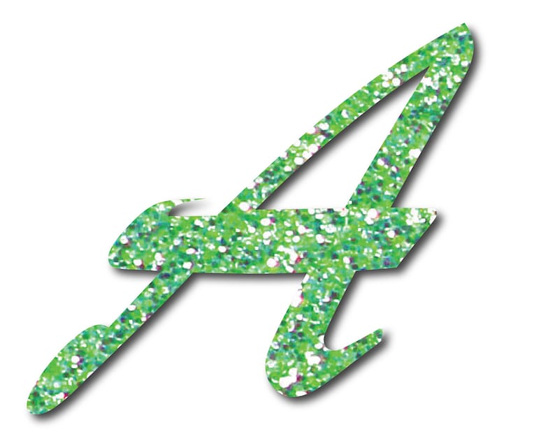 Green Glitter Clipart Letters PNG Digital Download Complete ...