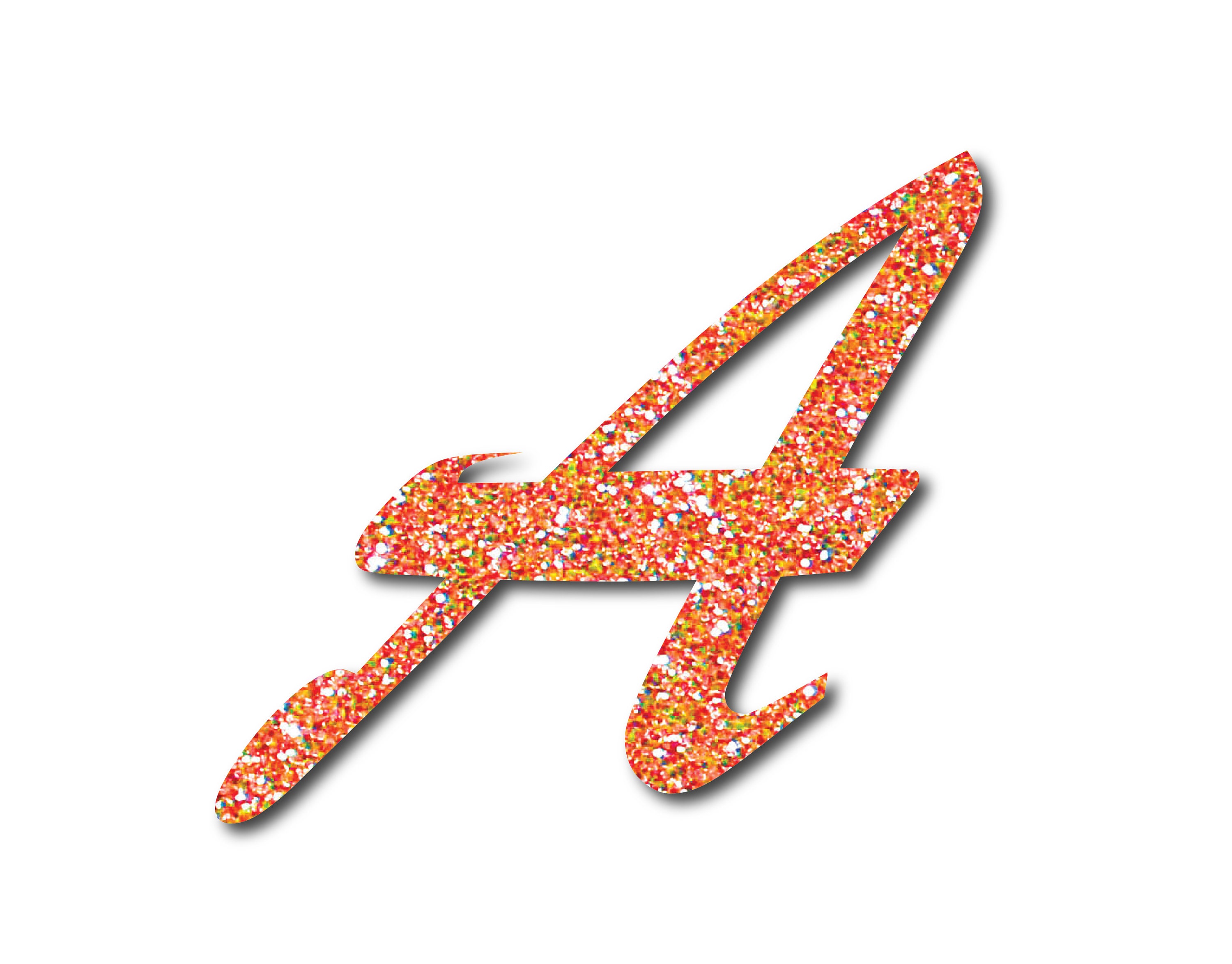 Orange Glitter Clipart Letters PNG Digital Download Complete ...
