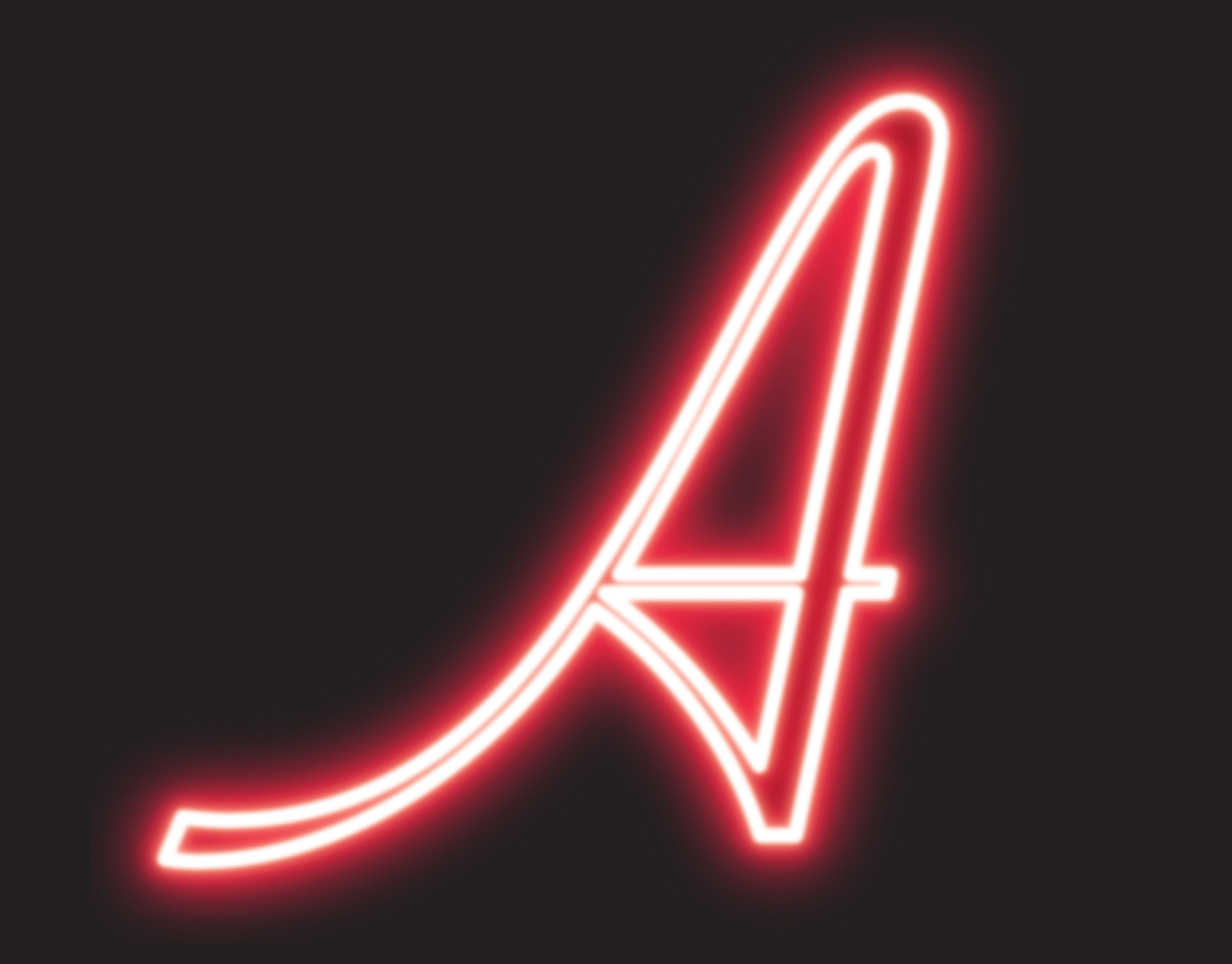 Glowing Red Neon Sign Clipart Letters PNG Digital Download Complete ...