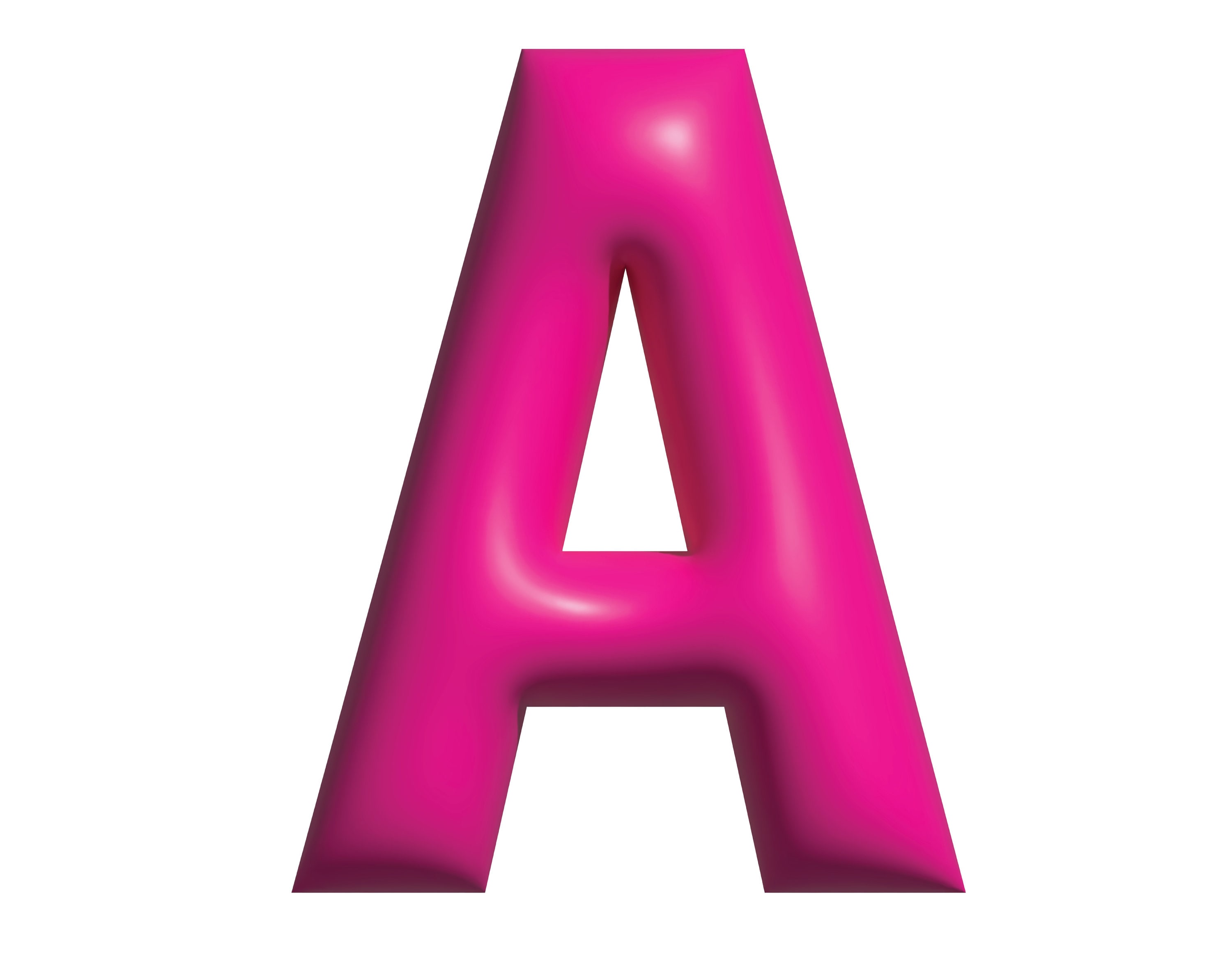 Magenta Bubble Clipart Letters PNG Digital Download Complete ...