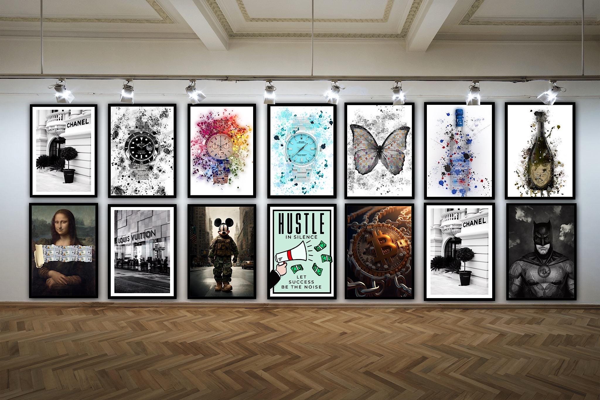 100 MEGA BUNDLE Unique Modern Wall Art Fashion, Monopoly, Trendy, Ai ...