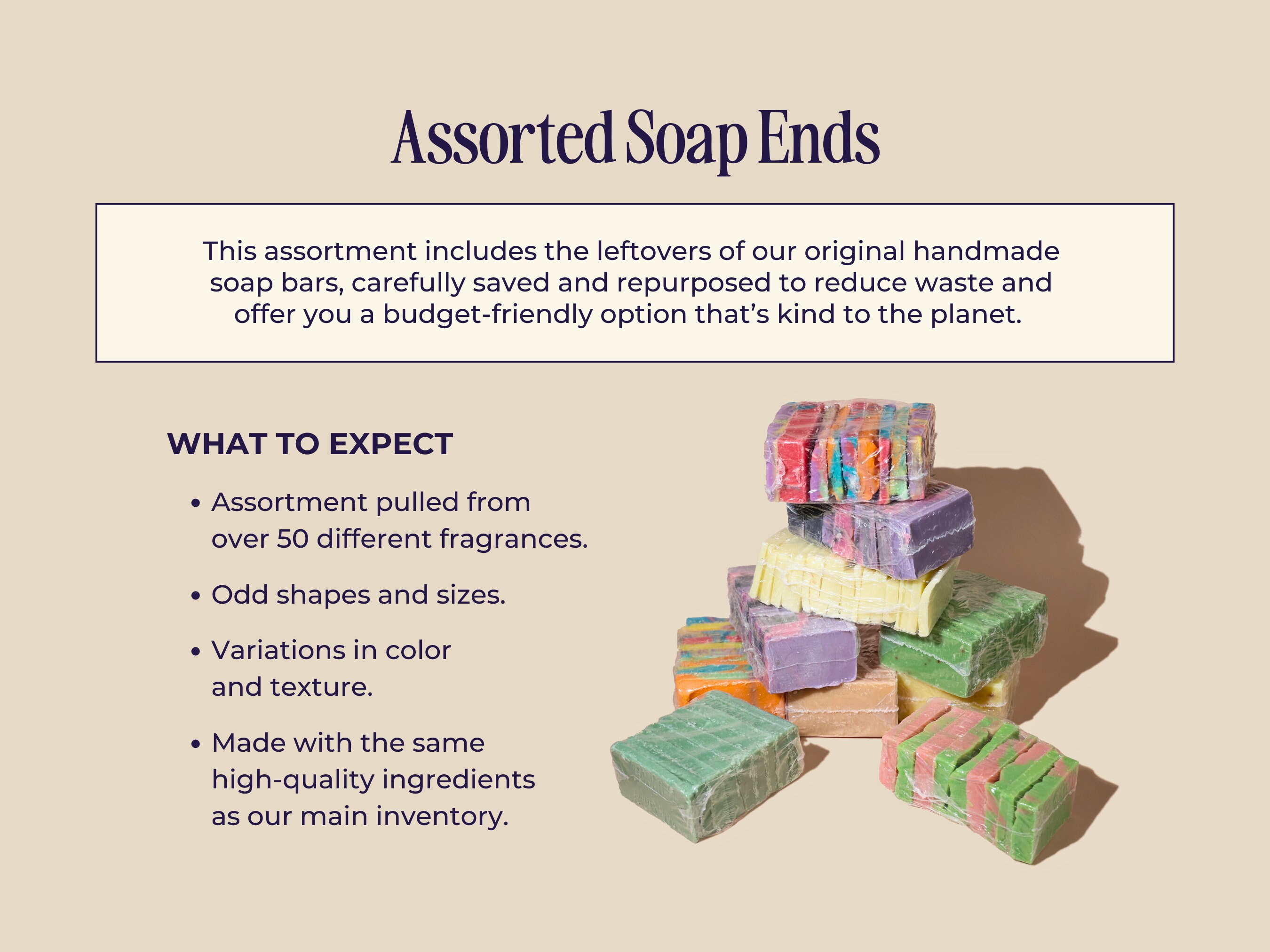 6 Lbs of Assorted Soap Ends Handmade Bulk Soap Ends for - Etsy