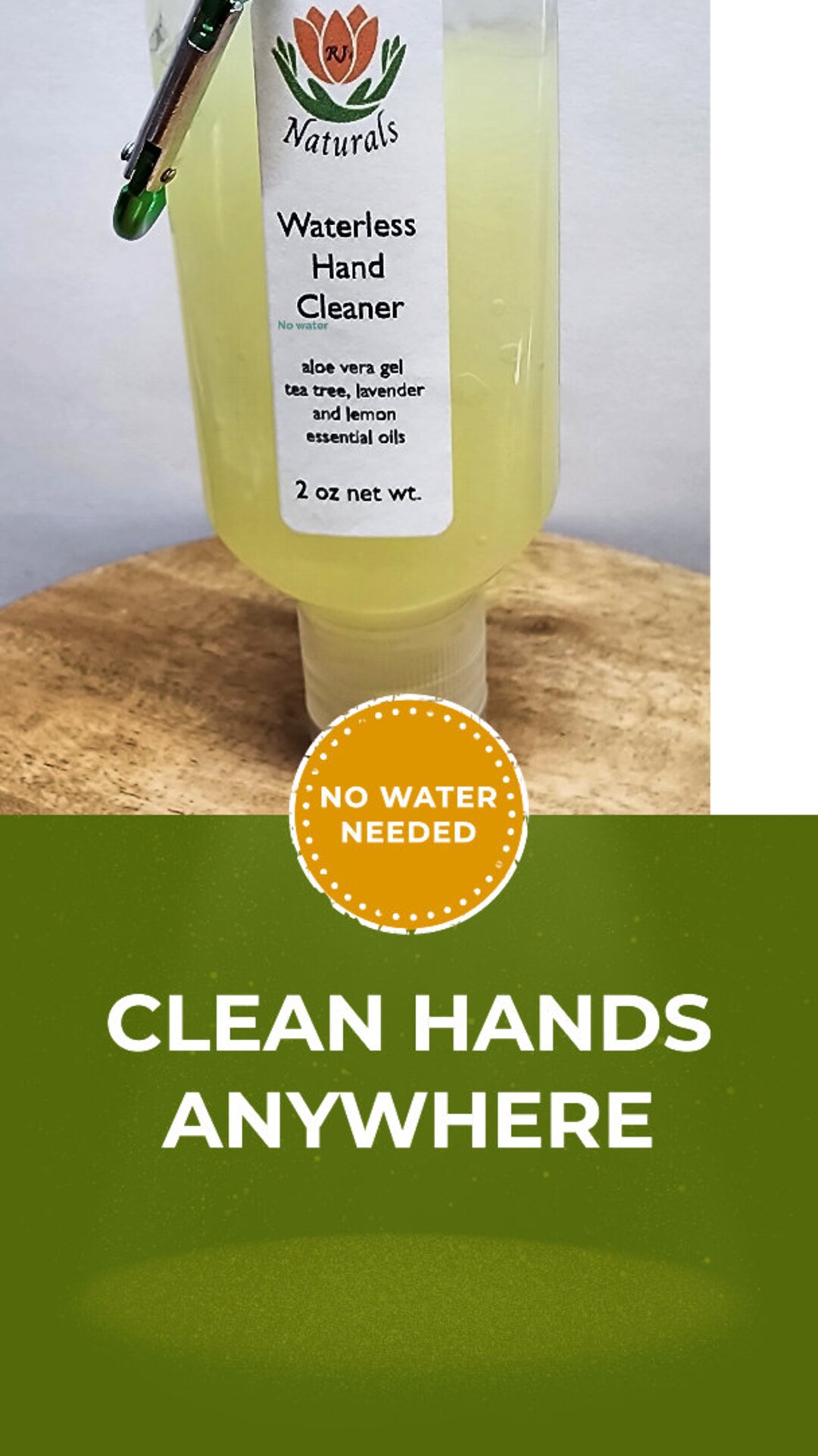 Rjs Naturals Waterless Hand Cleaner is a Must-have for Outdoor ...