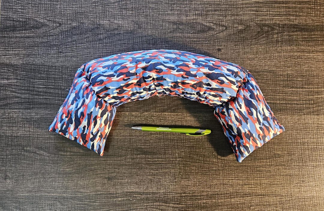 Red White Blue Camo Print Stiff Neck Relief Cold or Hot Neck Corn Bag ...