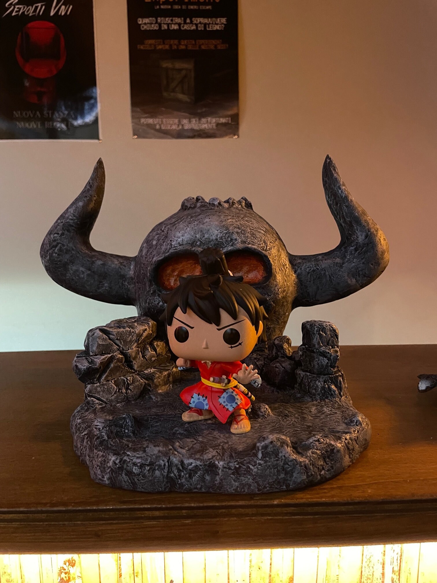 OP Onigashima Diorama for One Piece Action Figures, Funko Pop and Wcf ...