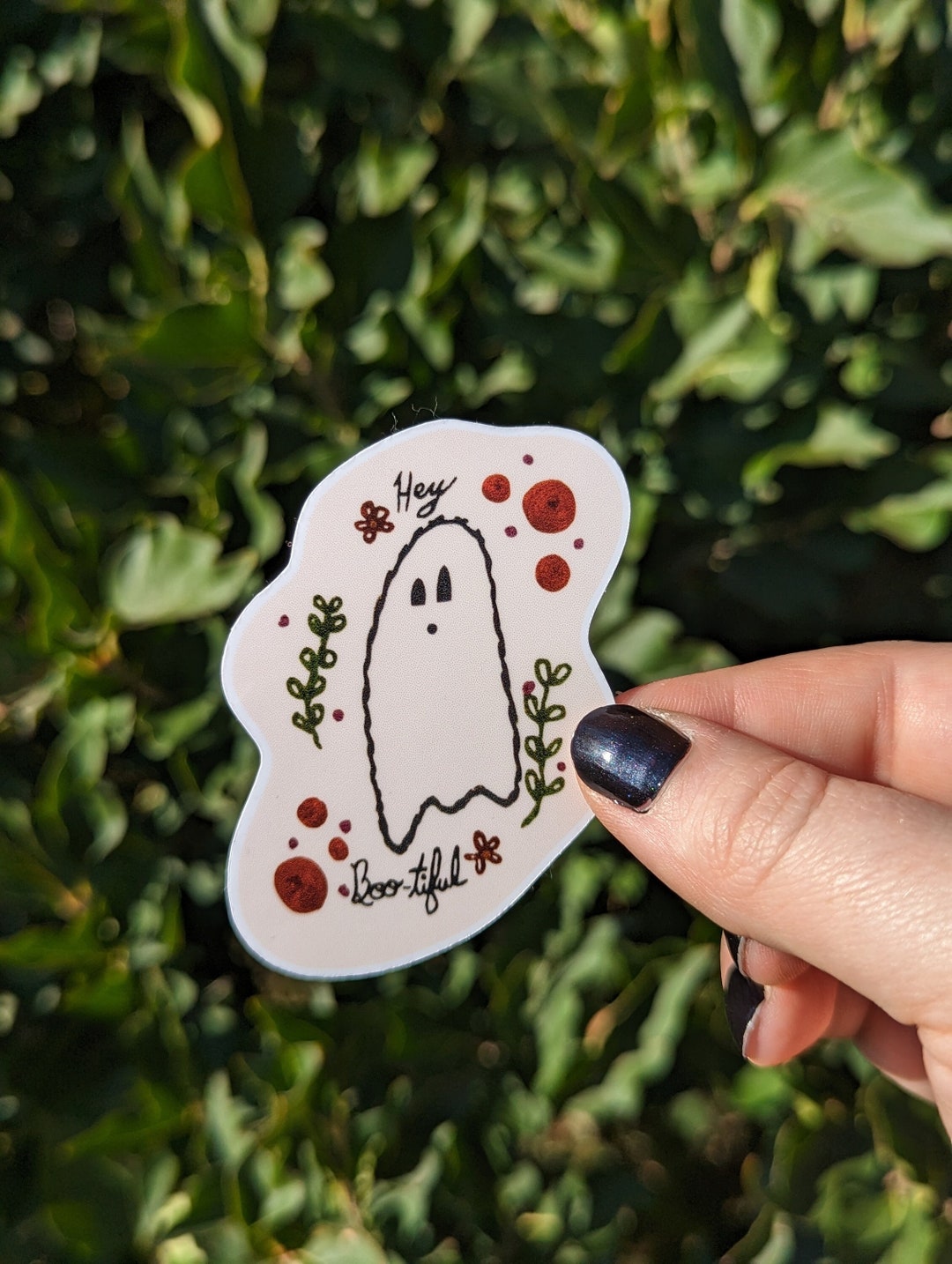 Hey Boo-tiful Sticker, Ghost Sticker, Positive Waterbottle Sticker - Etsy