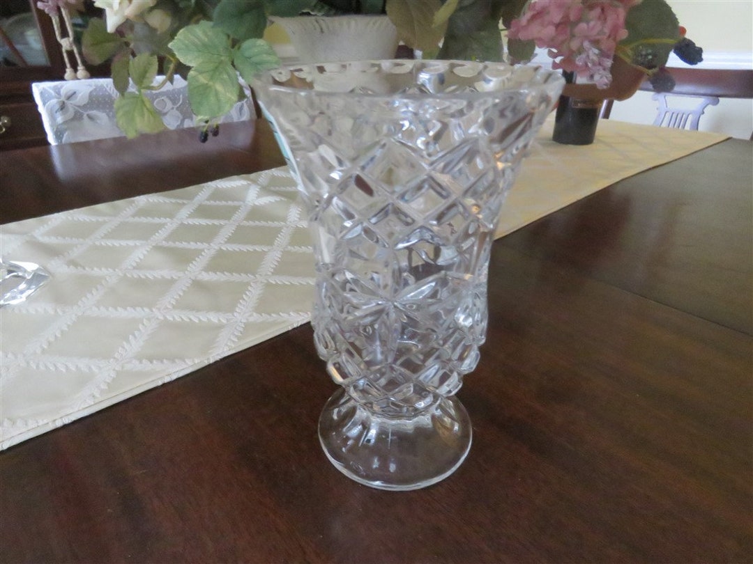 Avitra Hand Cut Lead Crystal Vase Made in Poland - Etsy