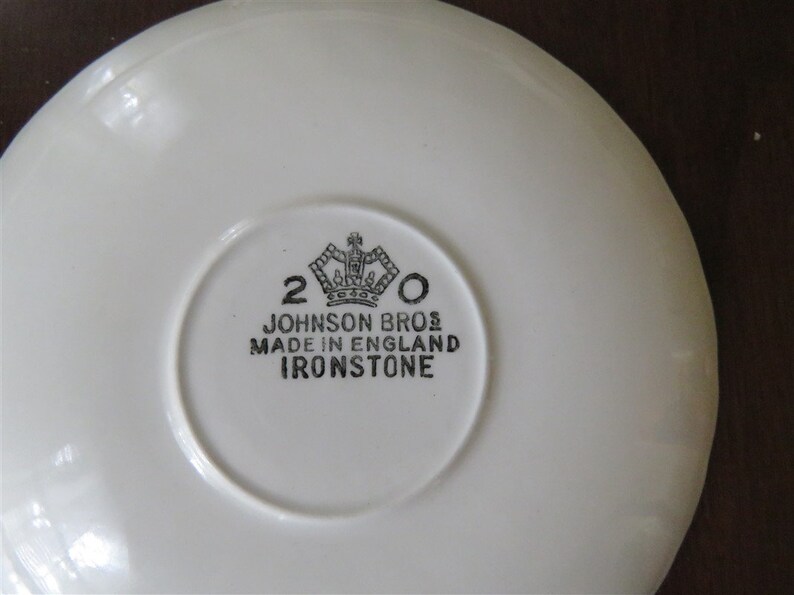 White Ironstone Saucer . Johnson Brothers Snowhite Regency - Etsy