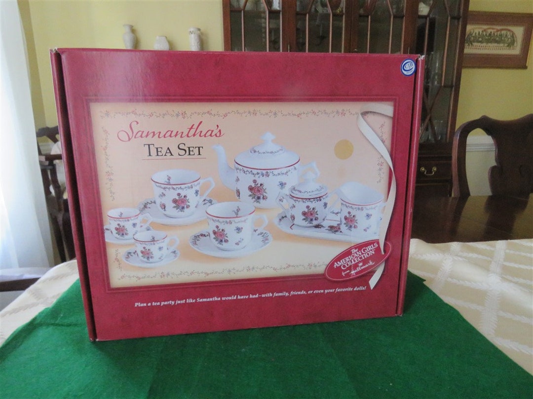 American Girls Collection “samantha’s Tea Set” From Hallmark, - Etsy