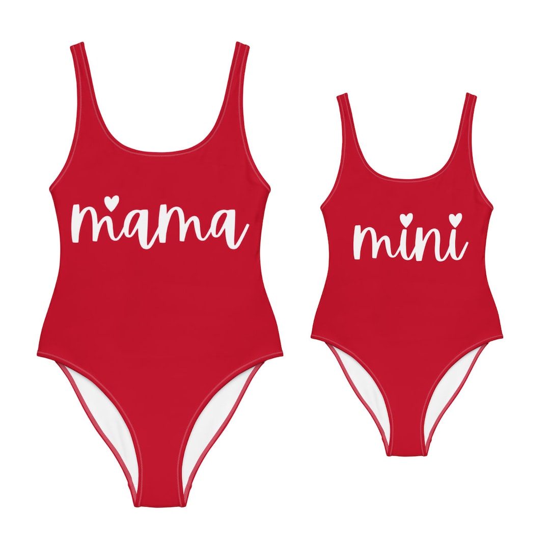Mommy and Daughter Matching Swimsuit, Mama and Mama's Girl, Mommy and ...