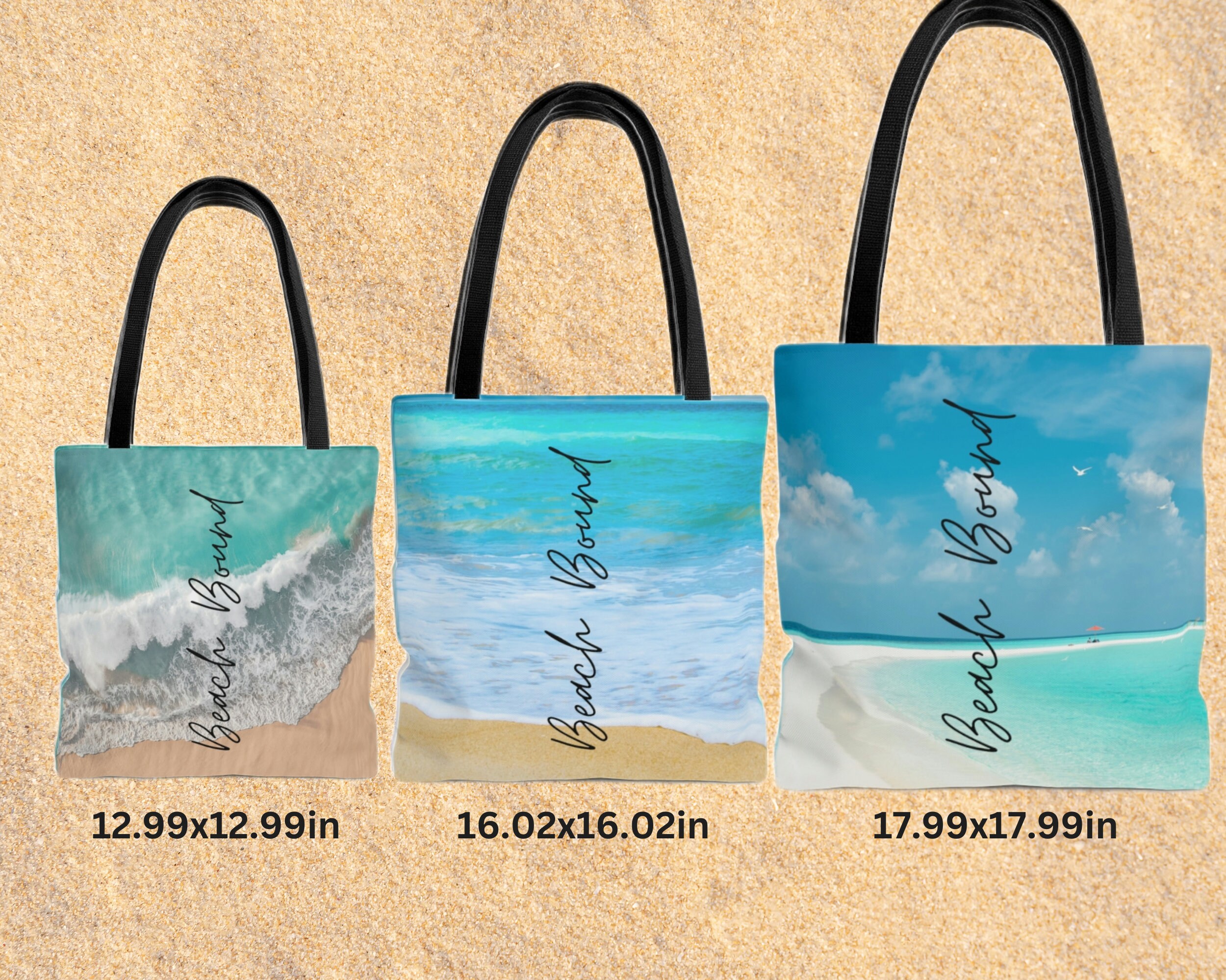 Beach Bound Tote Beach Bag Summer Tote T For Her Beach Etsy